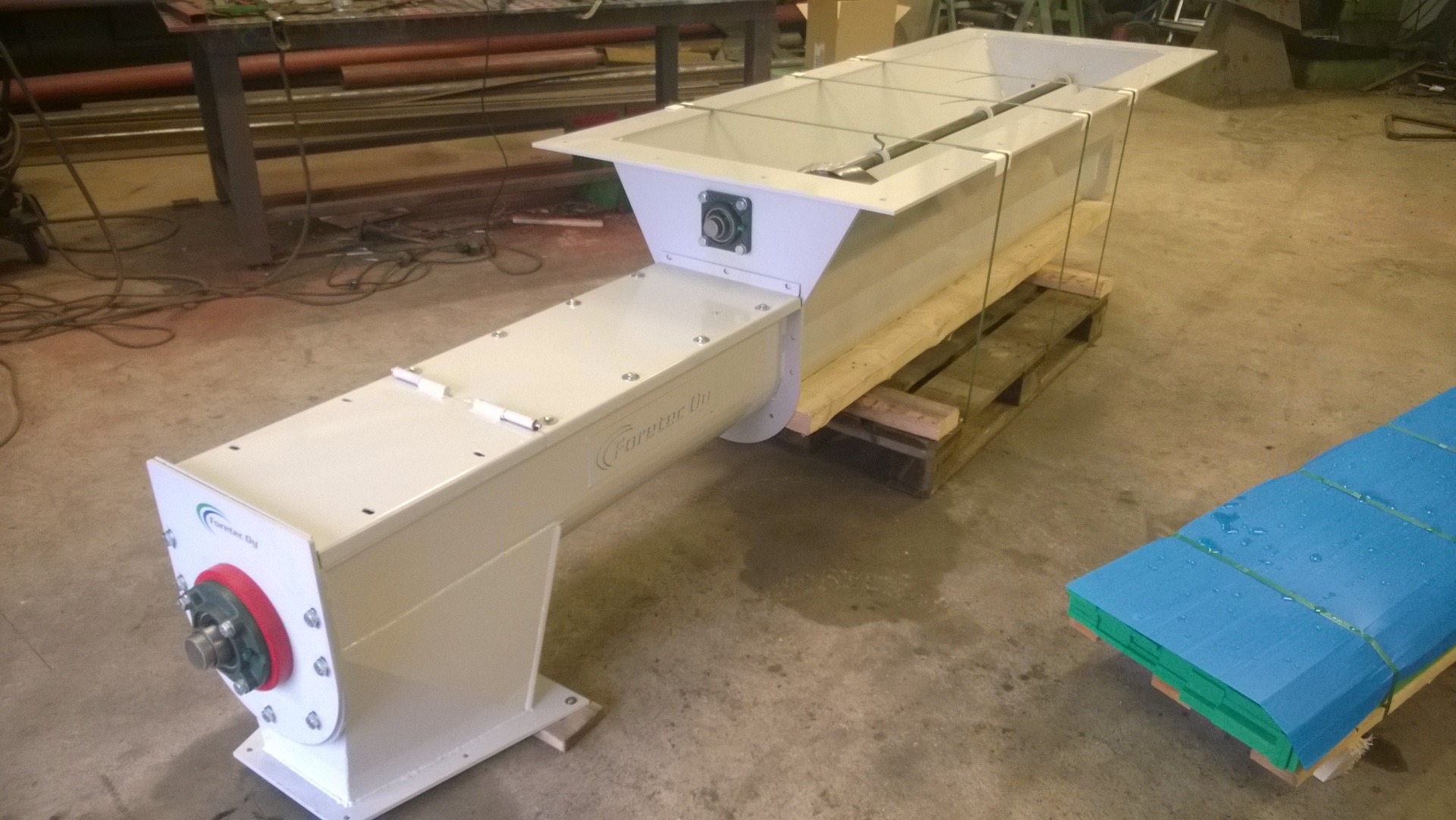 Screw conveyors :: Foretec Oy